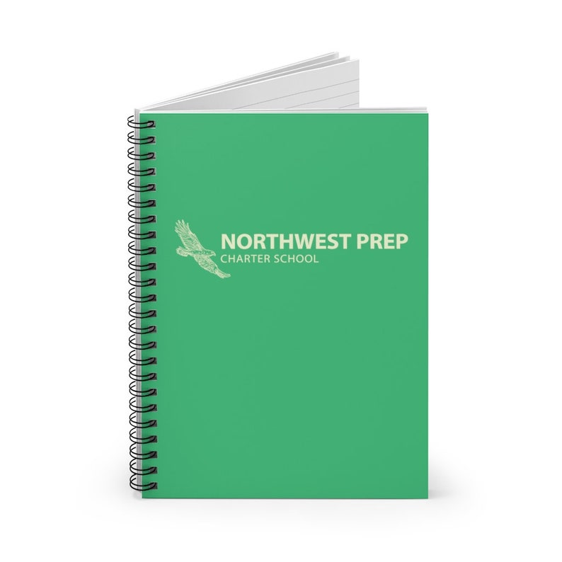 District Logo / Green / Ruled Line Spiral Notebook - Etsy