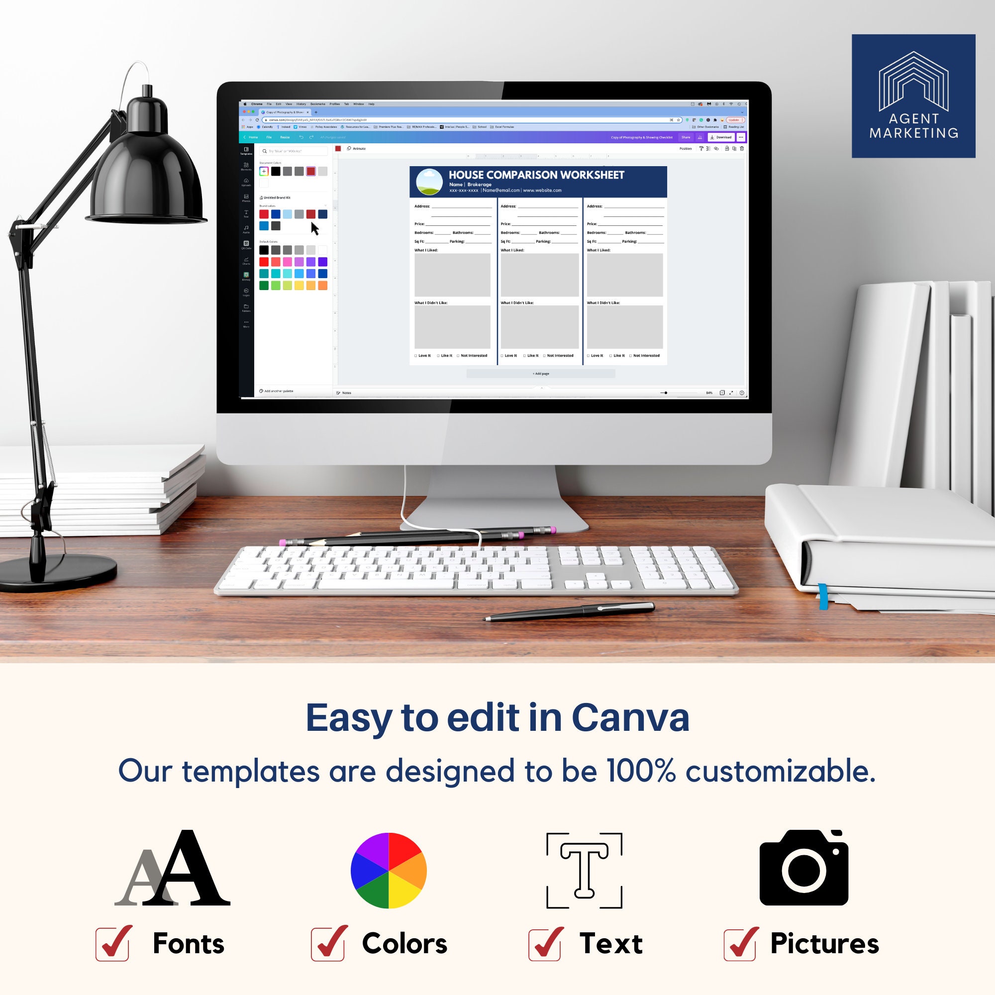 Real Estate House Comparison Worksheet - Etsy