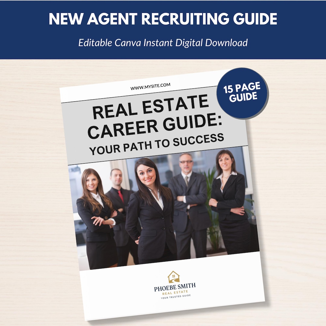 Real Estate New Agent Recruiting Booklet - Etsy