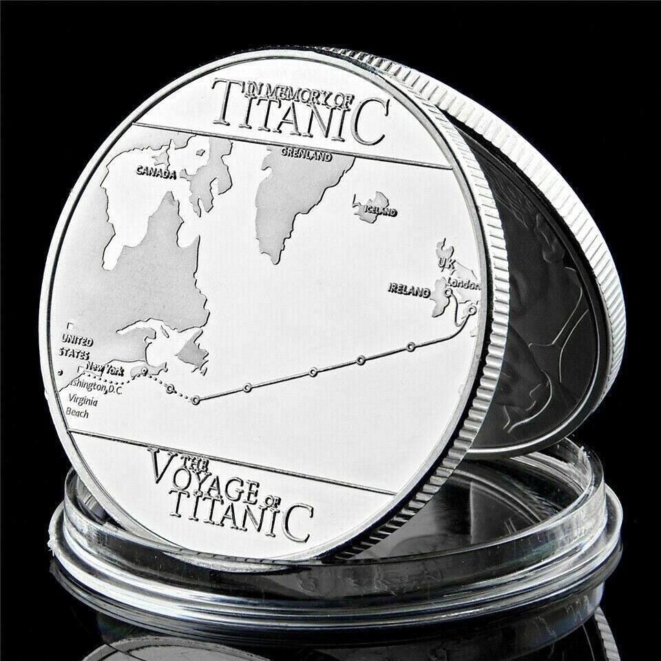 RMS Titanic Silver Coin - Etsy Canada