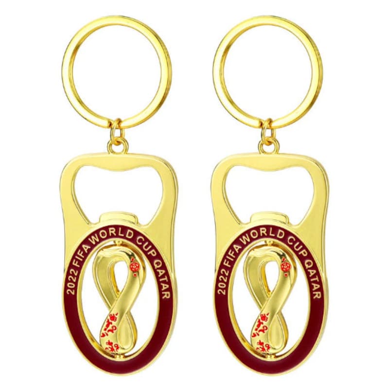 Qatar 2022 World Cup Soccer Keychain Bottle Opener - Etsy