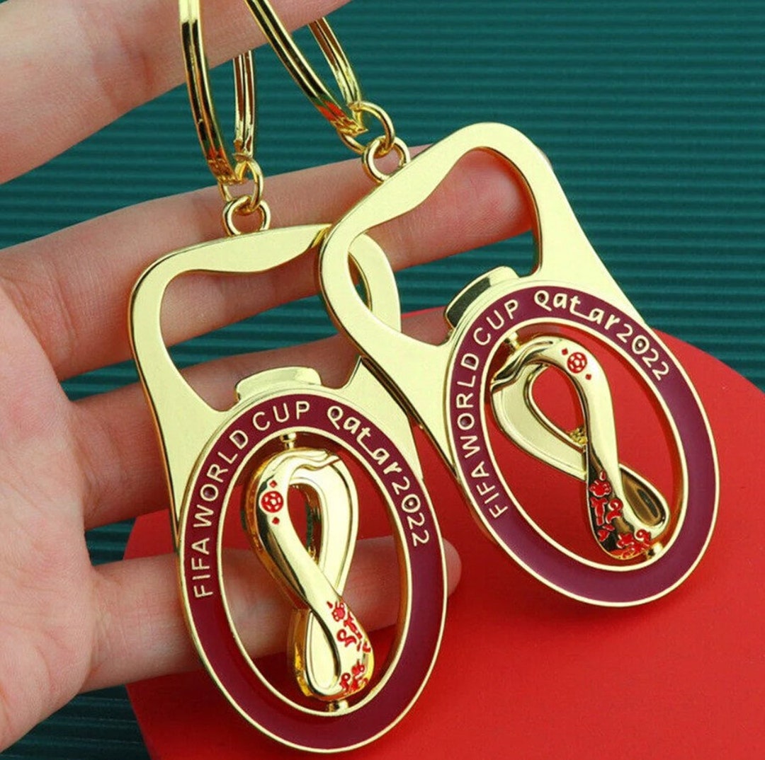 Qatar 2022 World Cup Soccer Keychain Bottle Opener - Etsy