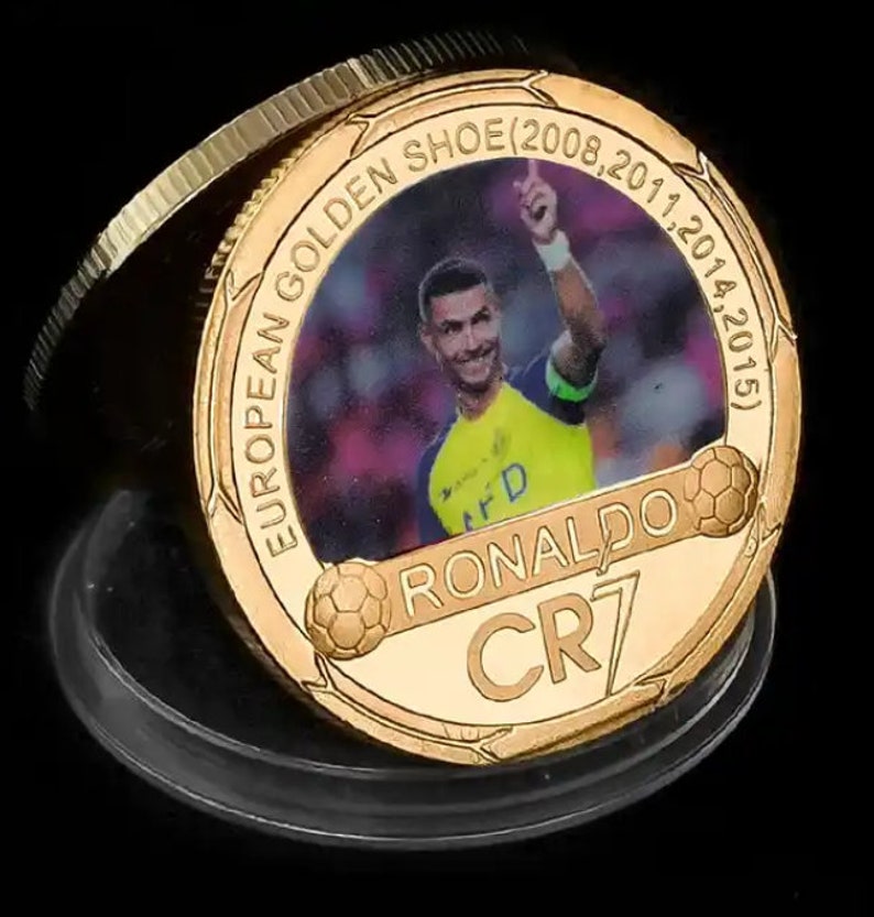 Portugal: Cristiano Ronaldo Soccer Football Star 5pcs Coins - Etsy