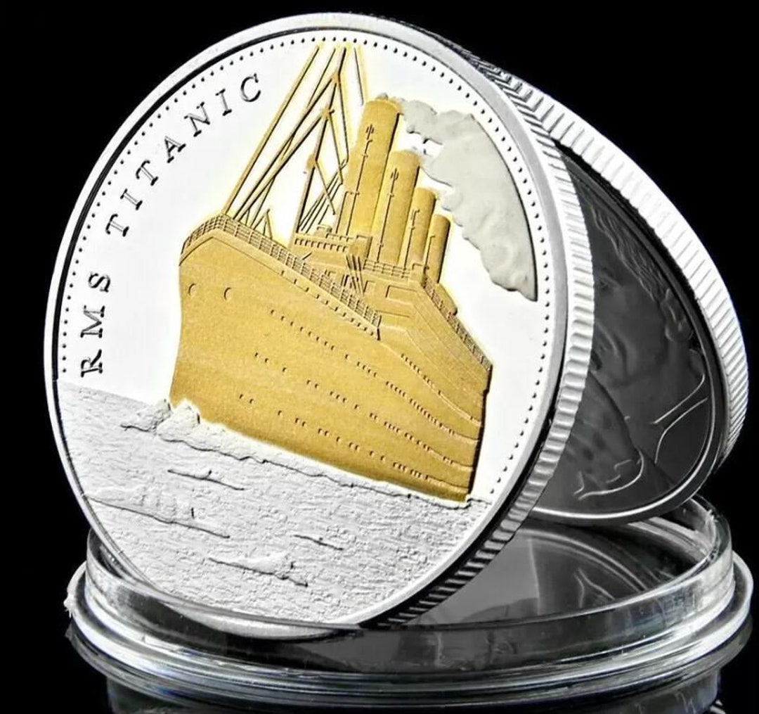 RMS Titanic Silver Coin - Etsy Canada
