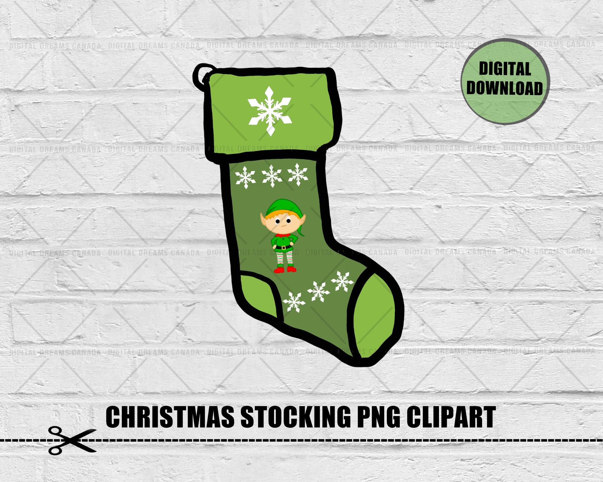 Christmas Clipart / Xmas Clipart / Christmas Stocking Clipart ...
