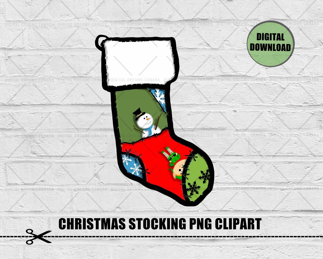 Christmas Clipart / Xmas Clipart / Christmas Stocking Clipart ...