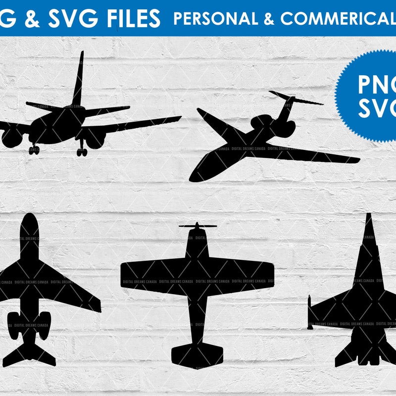Airplane Svg - Etsy