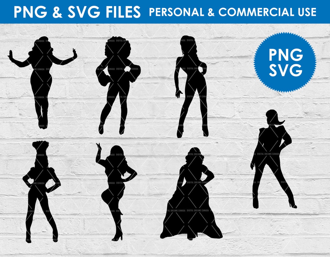 Drag Queen Silhouette Svg / Drag Queen Cutfiles / Instant Download ...
