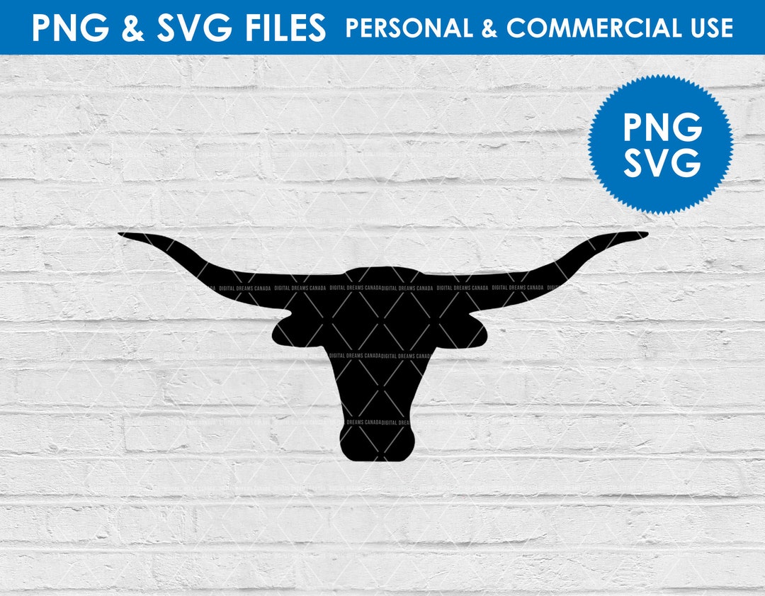 Texas Longhorn Silhouette SVG / Longhorn SVG / Long Horn Svg Png ...