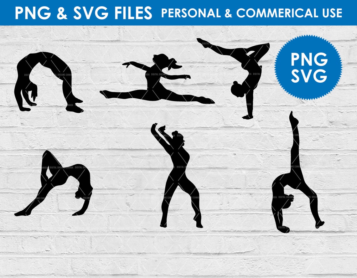 Gymnastics Svg / Gymnastics Clipart / Gymnastics Svg Png Cutfiles ...