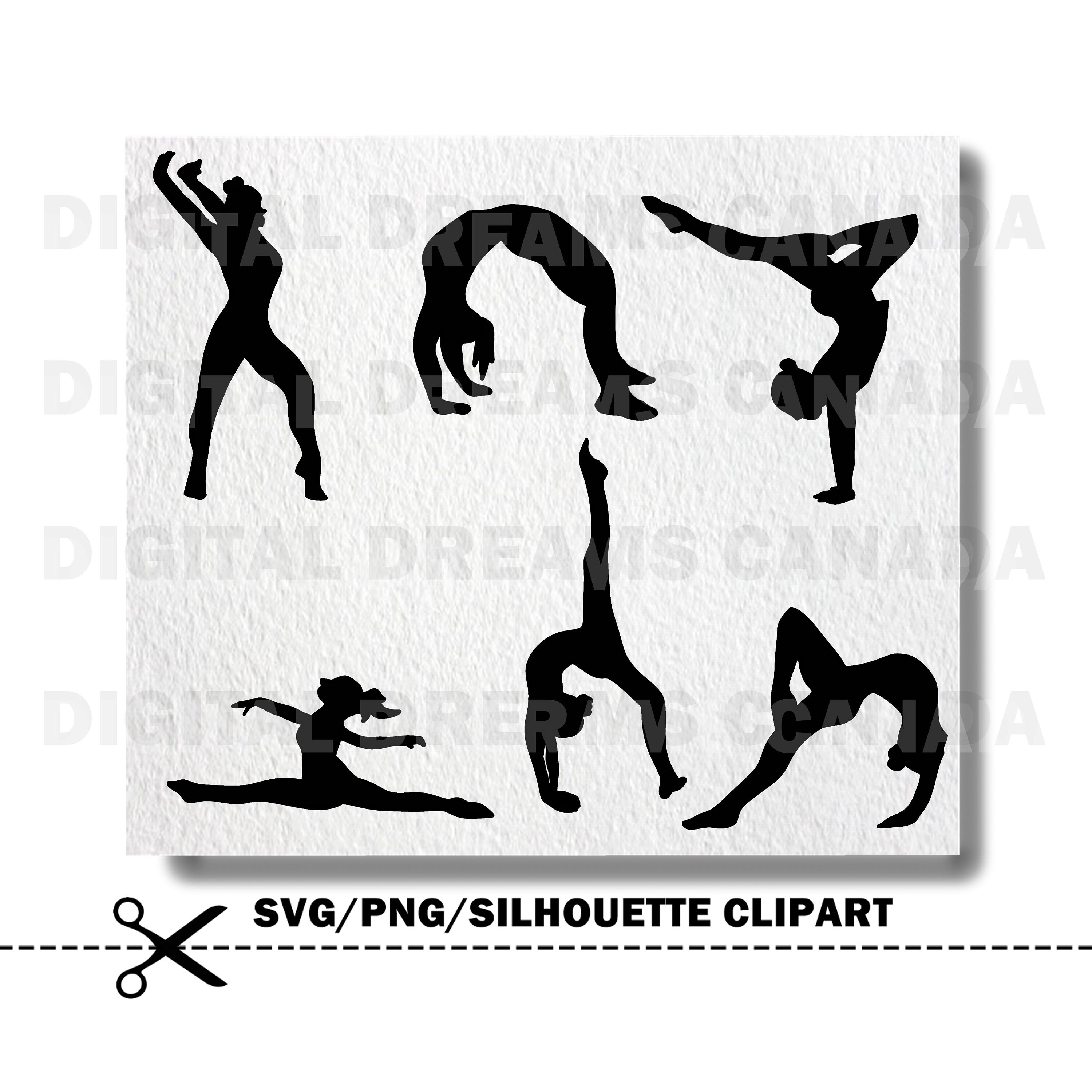 Gymnastics Svg / Gymnastics Clipart / Gymnastics Svg Png | Etsy Canada
