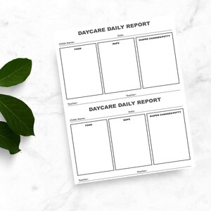 Behavior Chart Printable Daily Report Chart Digital Behavior Chart for ...