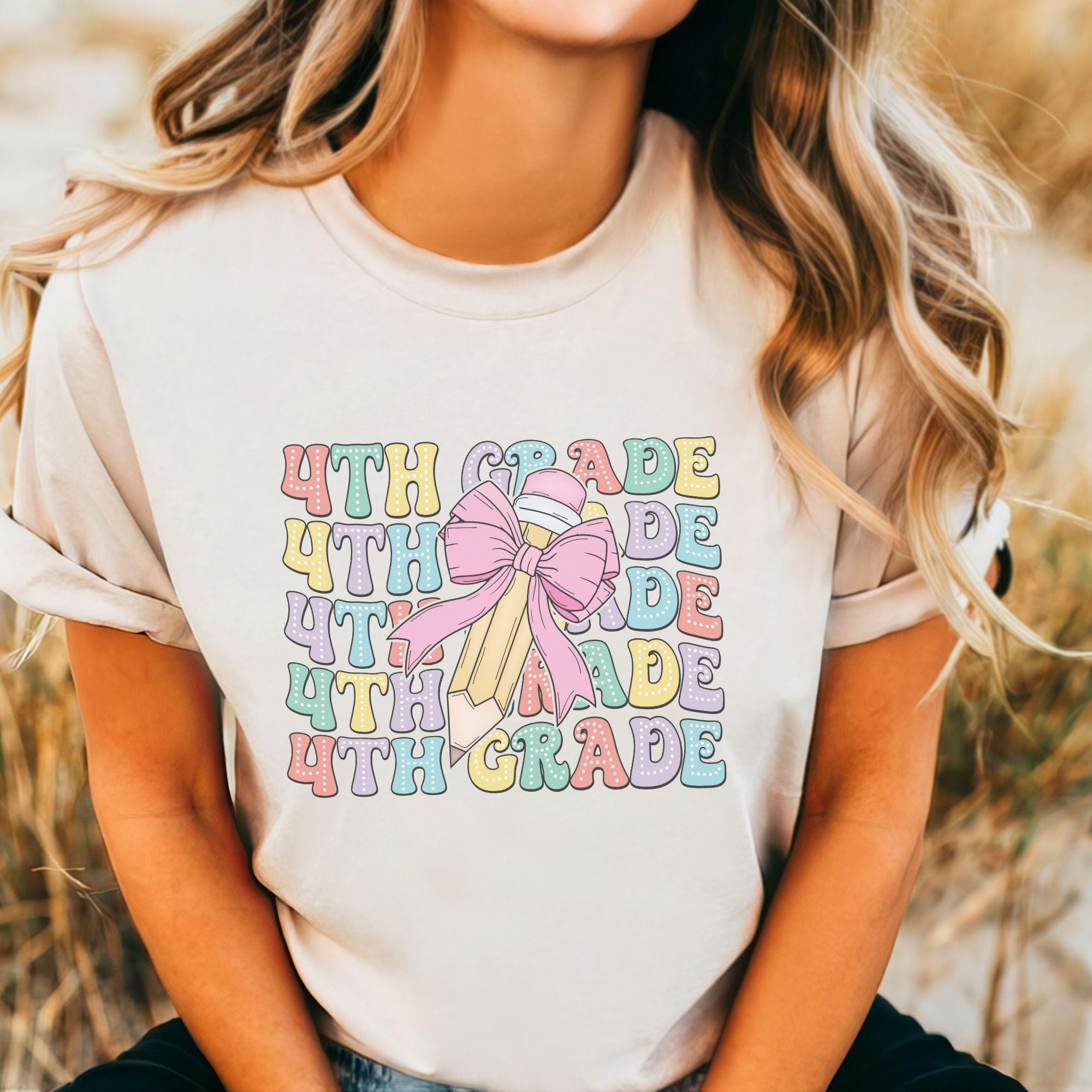 4th Grade Teacher Shirt Comfort Colors Fourth Grade Teacher Tshirt for ...