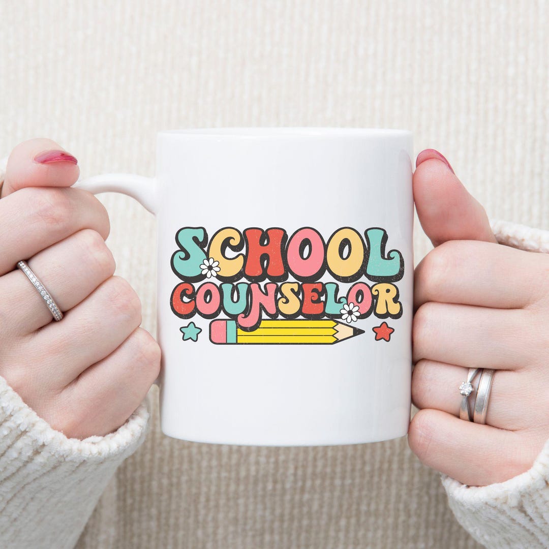 School Counselor Gift for Guidence Counselor Mug for School Counselor ...