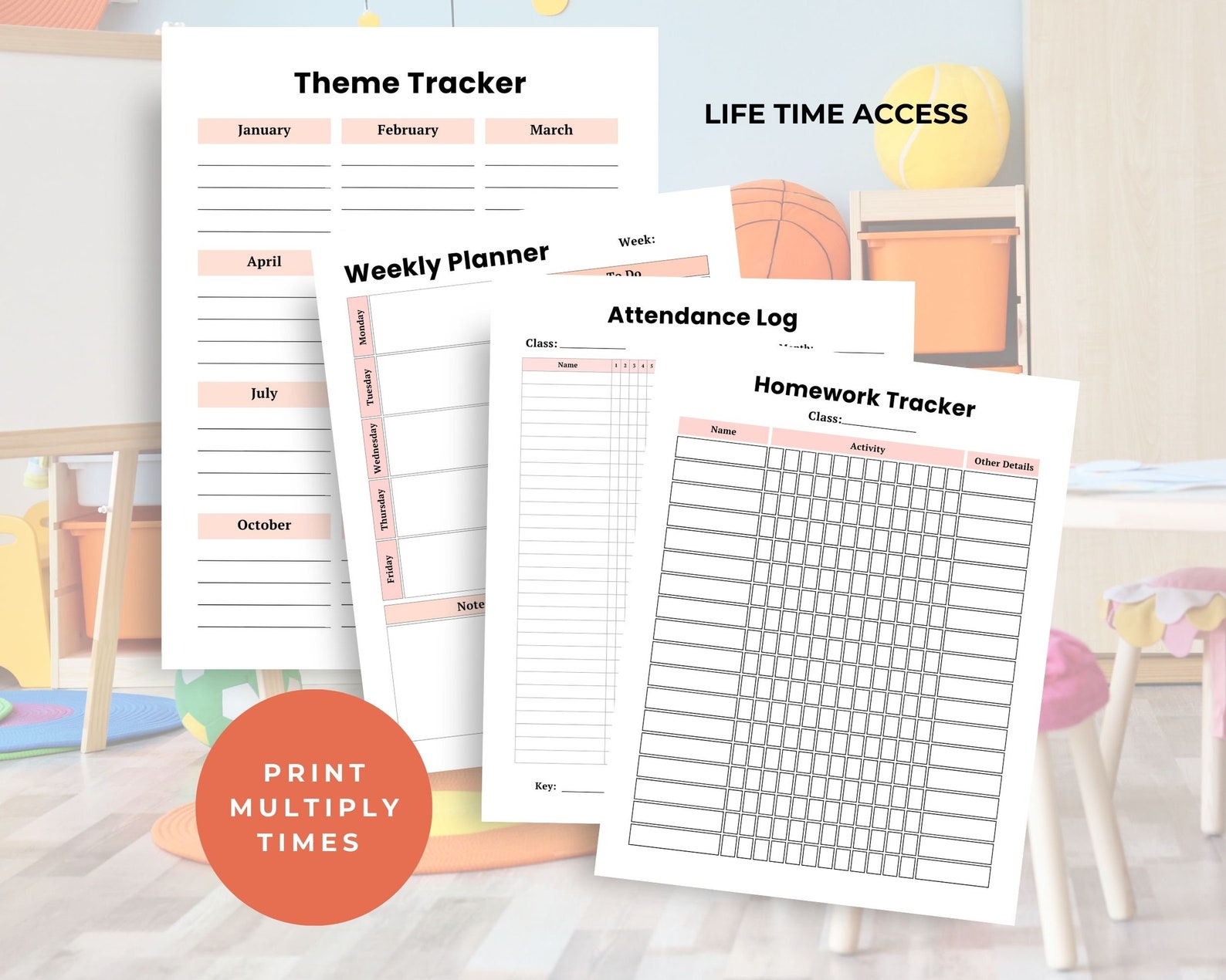 Teacher Planner 2024-2025 School Year Planner 2024-2025 Digital Teacher ...