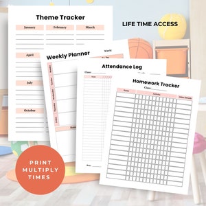 Teacher Planner 2024-2025 School Year Planner 2024-2025 Digital Teacher ...