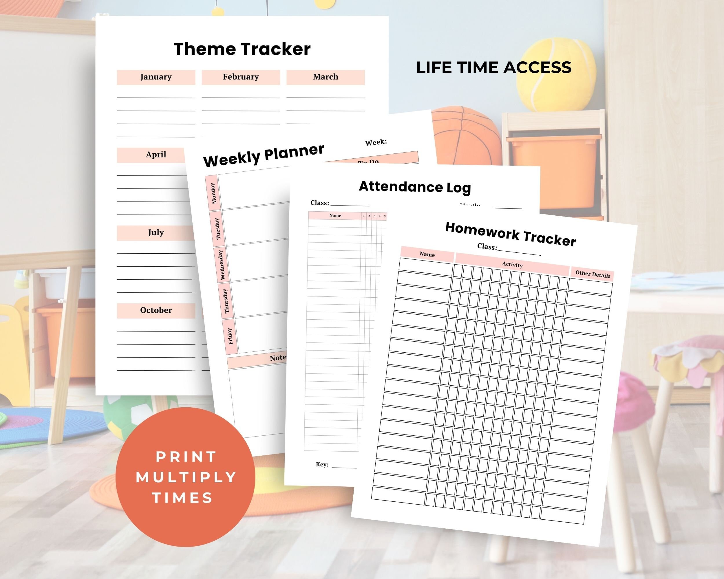 Teacher Planner 2024-2025 School Year Planner 2024-2025 Digital Teacher ...