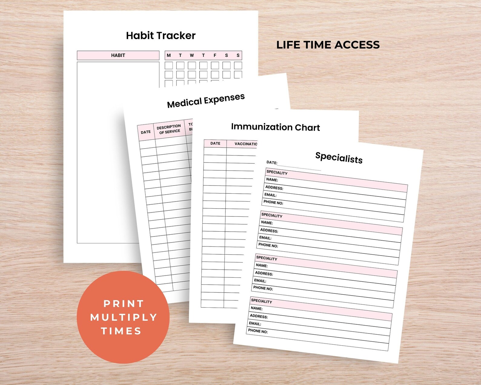 Nurse Planner 2024-2025 Printable Nurse Planner Health Planner Digital ...