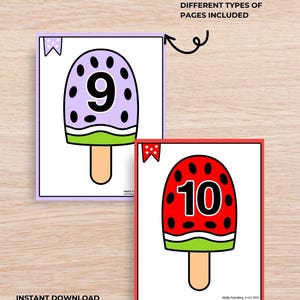 Rainbow Number Line for Classroom Printable Number Line Wall for ...