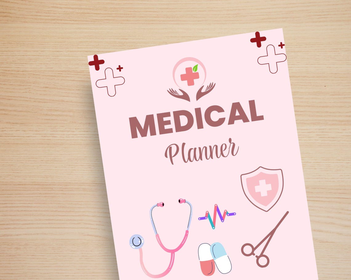 Nurse Planner 2024-2025 Printable Nurse Planner Health Planner Digital ...