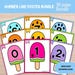 Rainbow Number Line for Classroom Printable Number Line Wall for ...