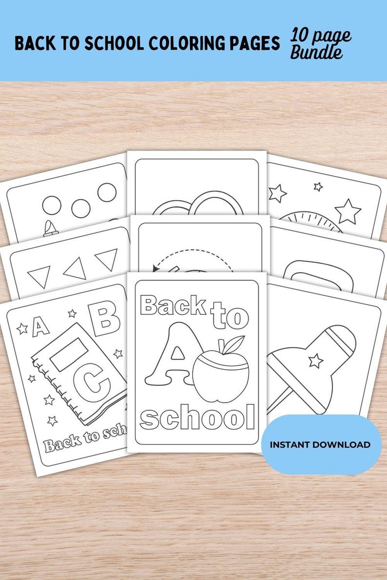 Back to School Coloring Pages First Day of School Coloring Pages Back ...