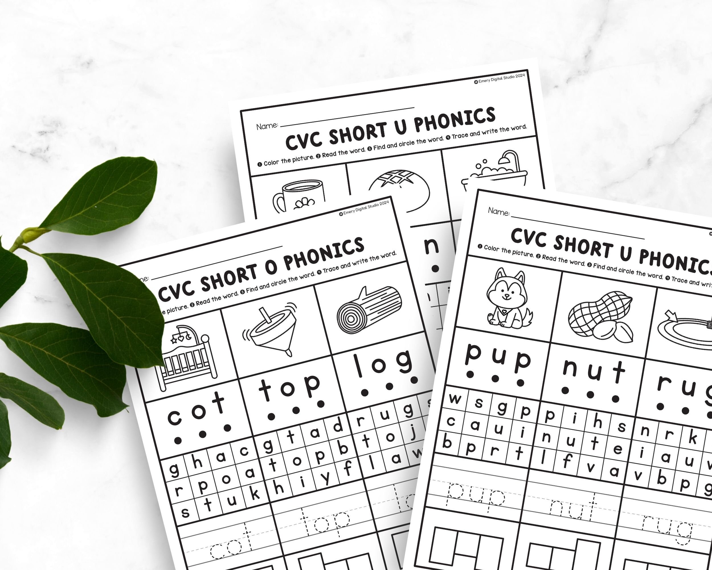 Phonics Worksheet for Kids Phonics Practice Kindergarten Alphabet ...