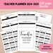 Teacher Planner 2024-2025 Digital Teacher Planner Printable Planner ...