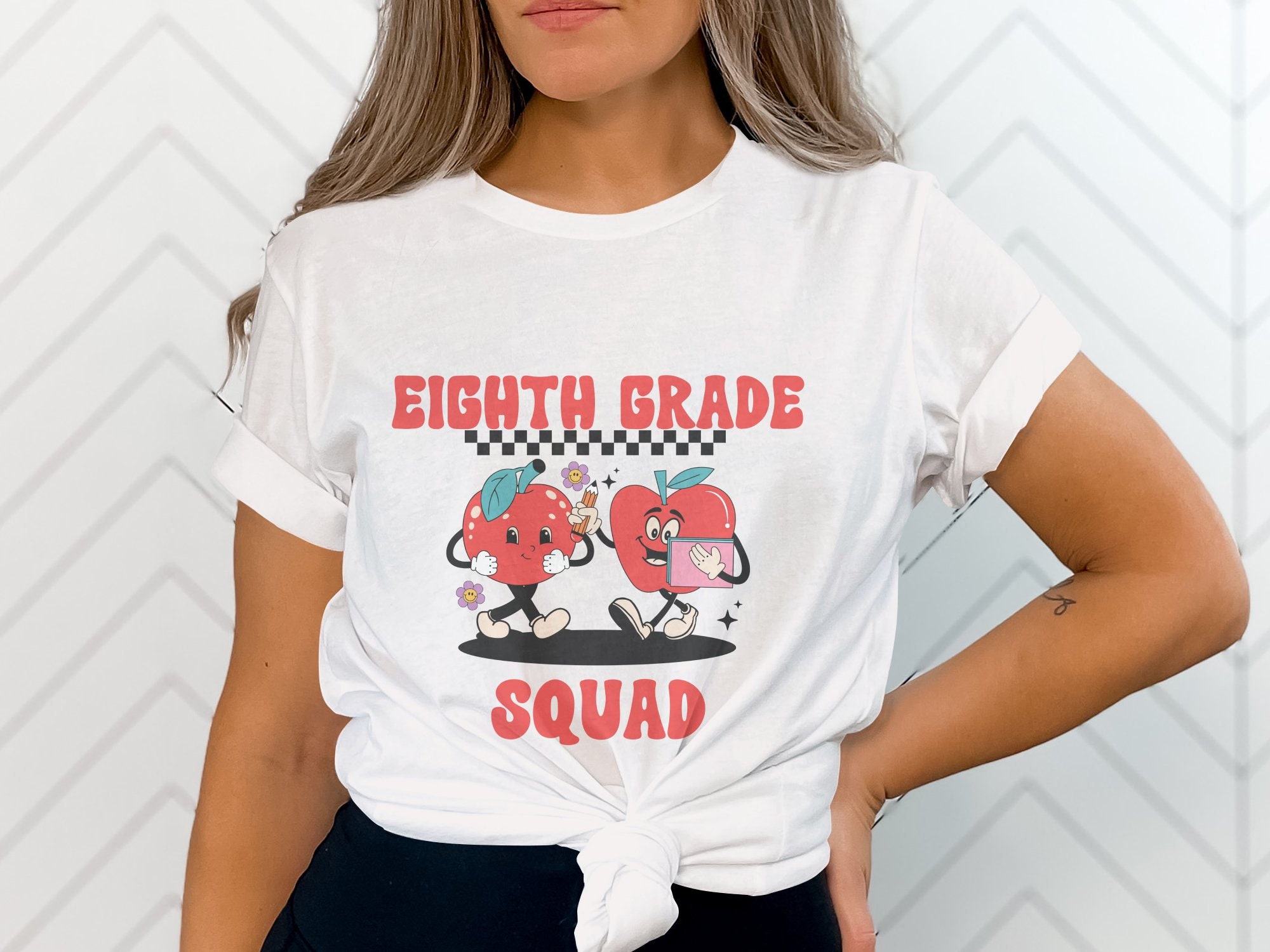 8th Grade Teacher Shirts Retro Eighth Grade Teacher T-shirts - Etsy