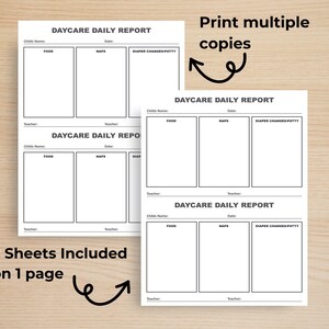 Behavior Chart Printable Daily Report Chart Digital Behavior Chart for ...