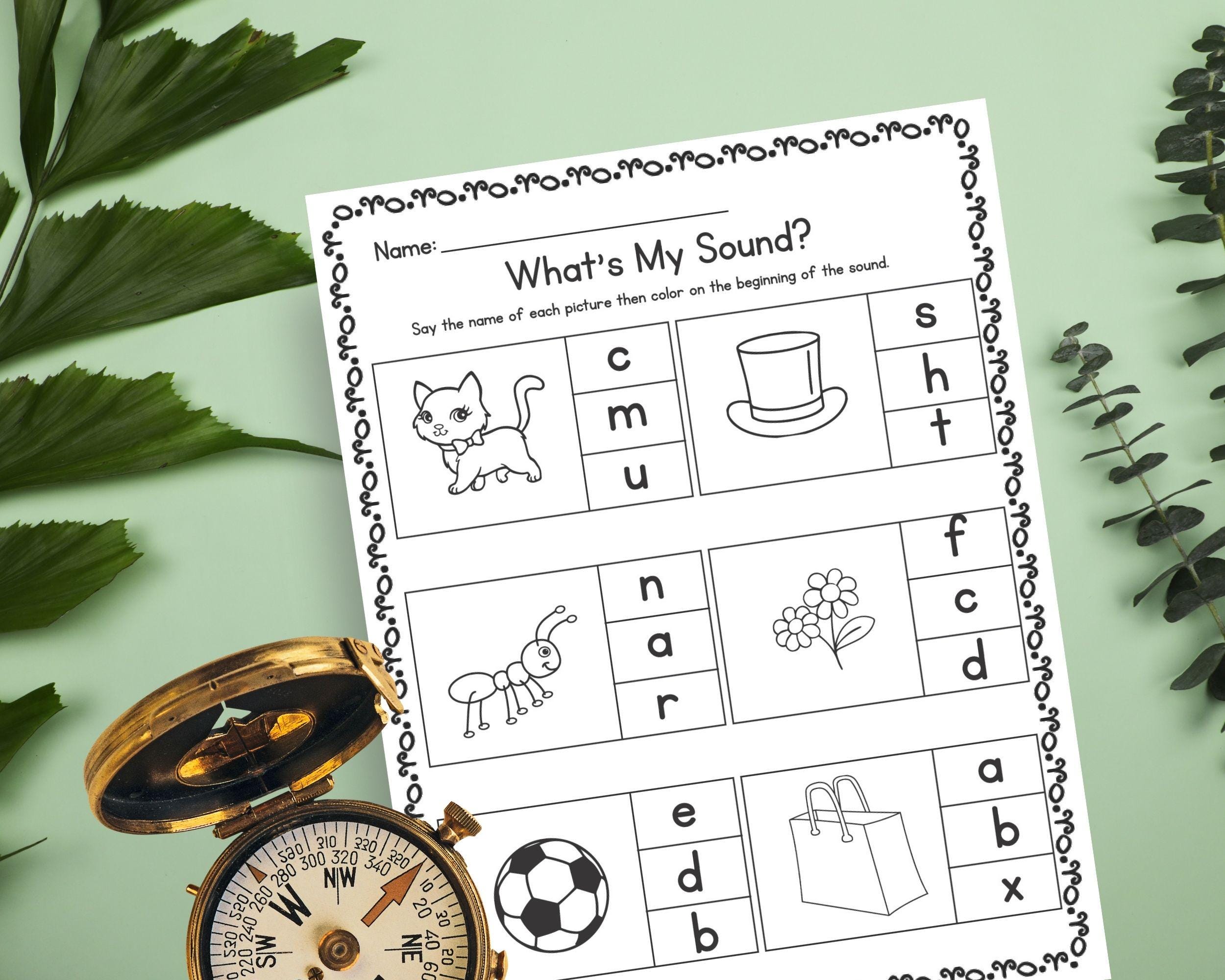 Phonics Worksheet for Kids Phonics Practice Kindergarten Alphabet ...