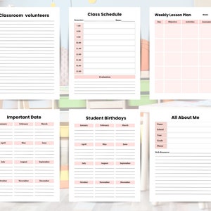 Teacher Planner 2024-2025 School Year Planner 2024-2025 Digital Teacher ...