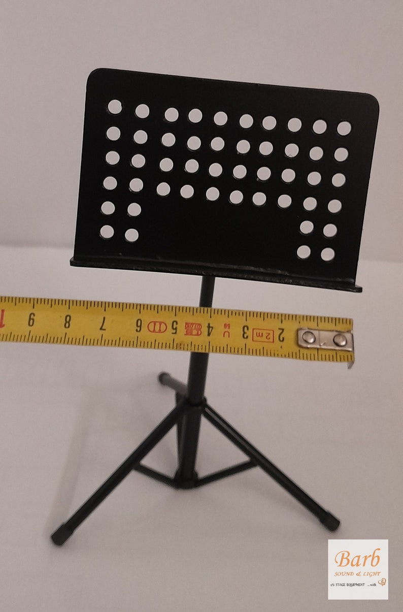 Miniature Music Sheet Stand in 1/6 Scale, for Dioramas, Your Barbies ...