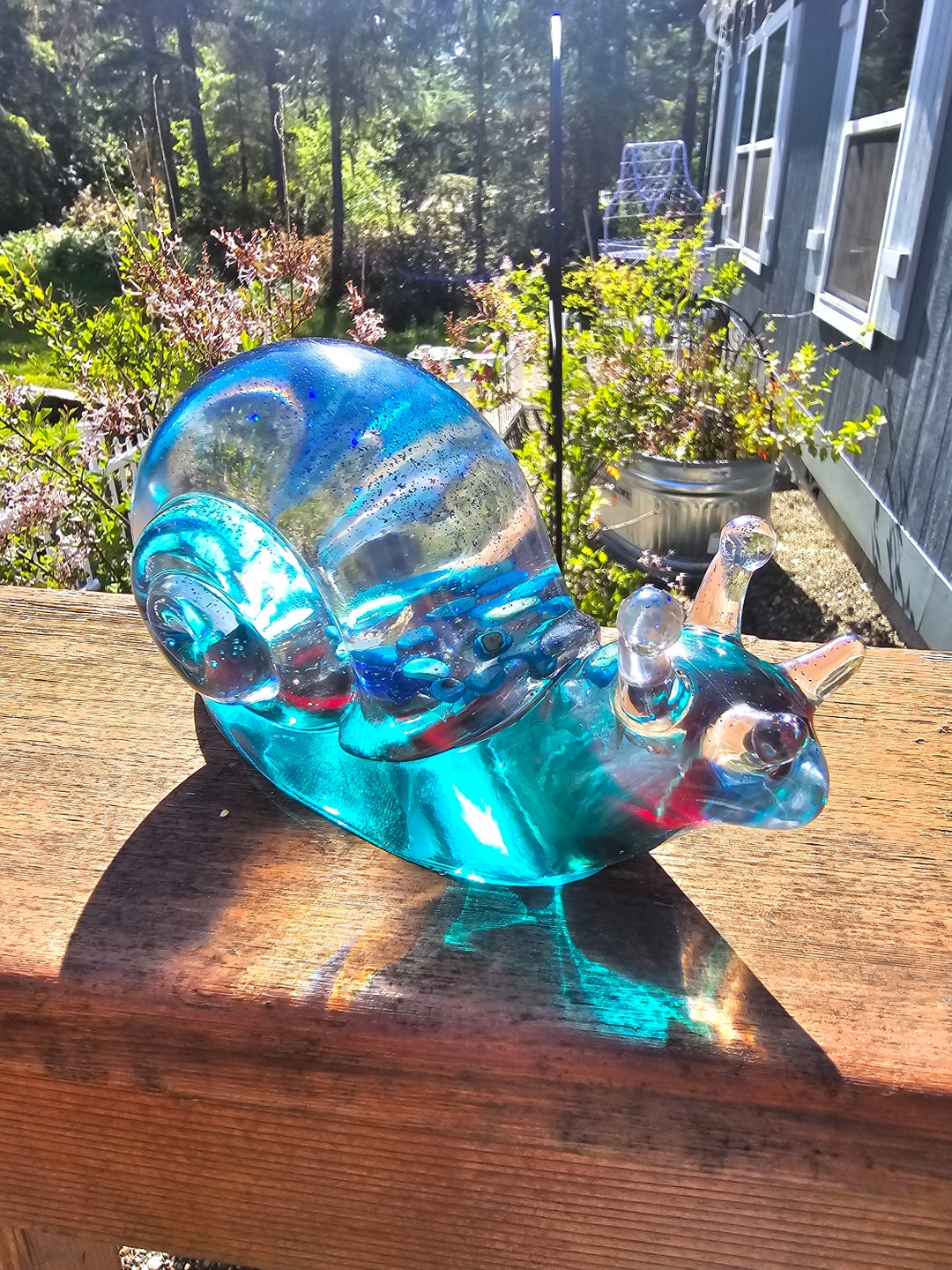 Liquid Glass Snails - Etsy