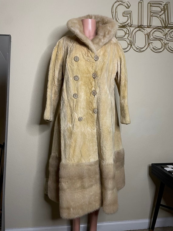 Antique Yugoslavian Fur Coat, Women's USSR Winter Jac… - Gem