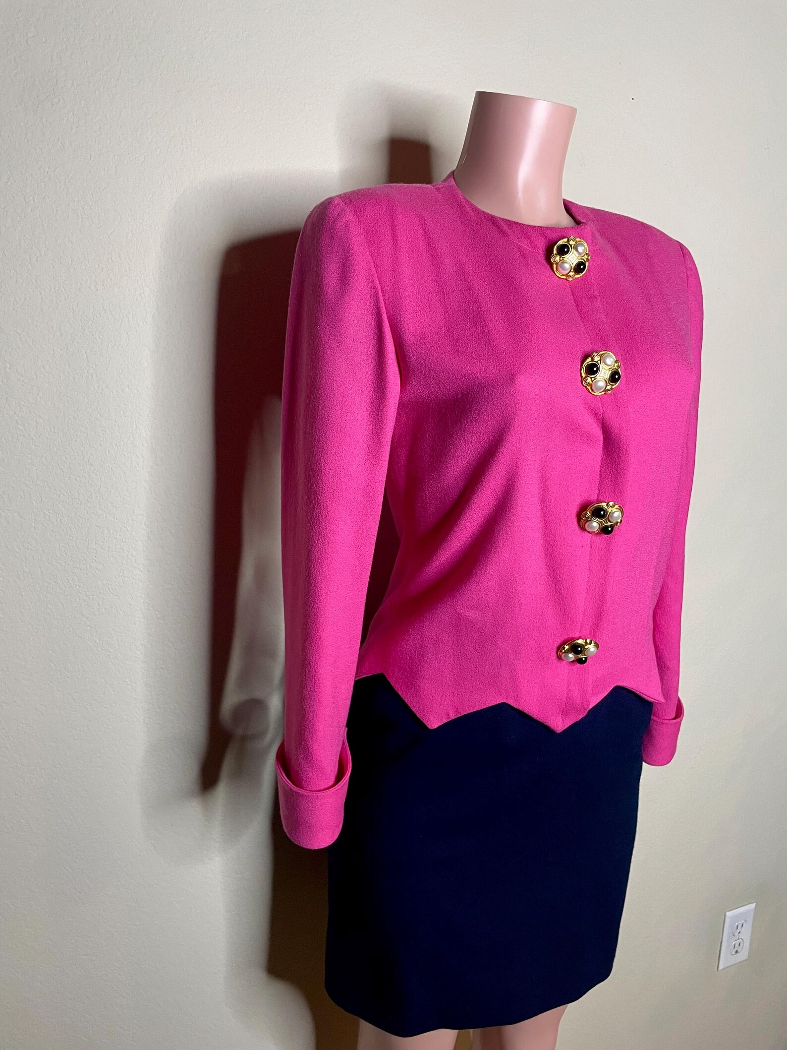 Vintage Constance Saunders for Richard Warren Blazer Dress - Etsy