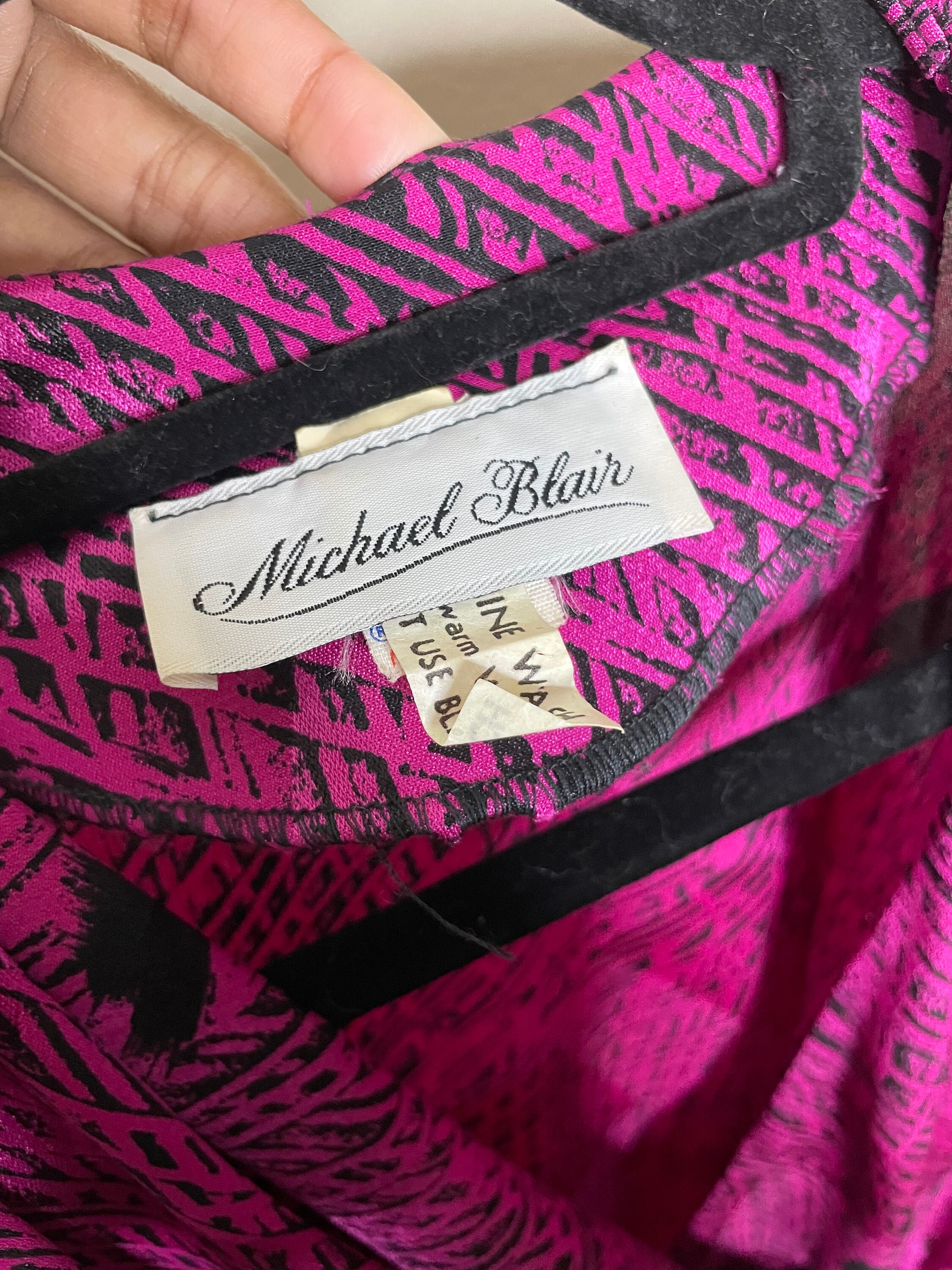 Vintage Michael Blair Dress - Etsy