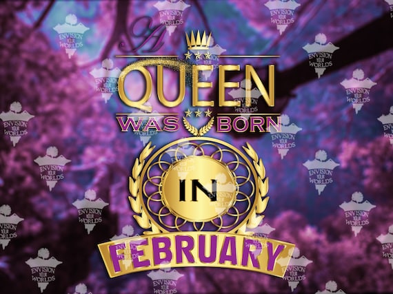 February Queen Aquarius Design PNG SVG Ai EPS Files | Etsy