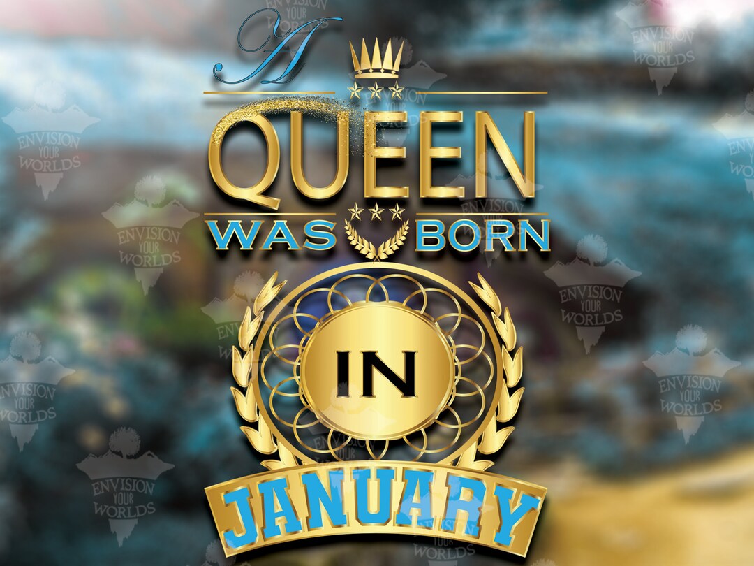 January Queen, Capricorn Design PNG, SVG, JPG Files - Etsy