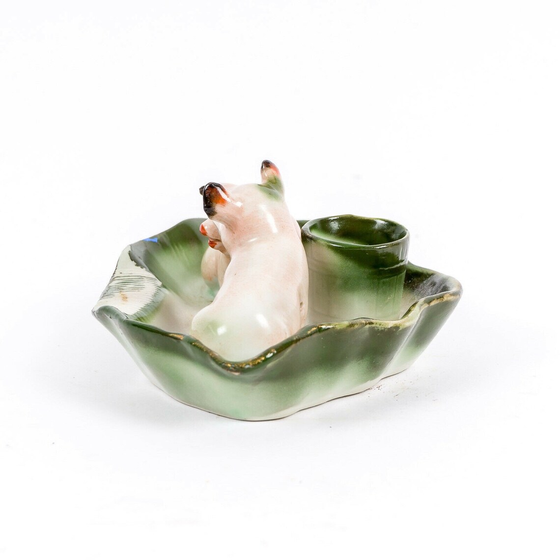 Victorian Era Fairing Ceramic Pigs Matchstick Holder Striker | Etsy