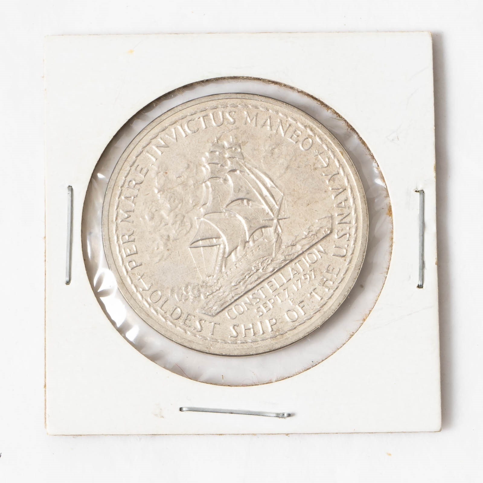 US Frigate Constellation Congressional Medal Silver Diamond - Etsy