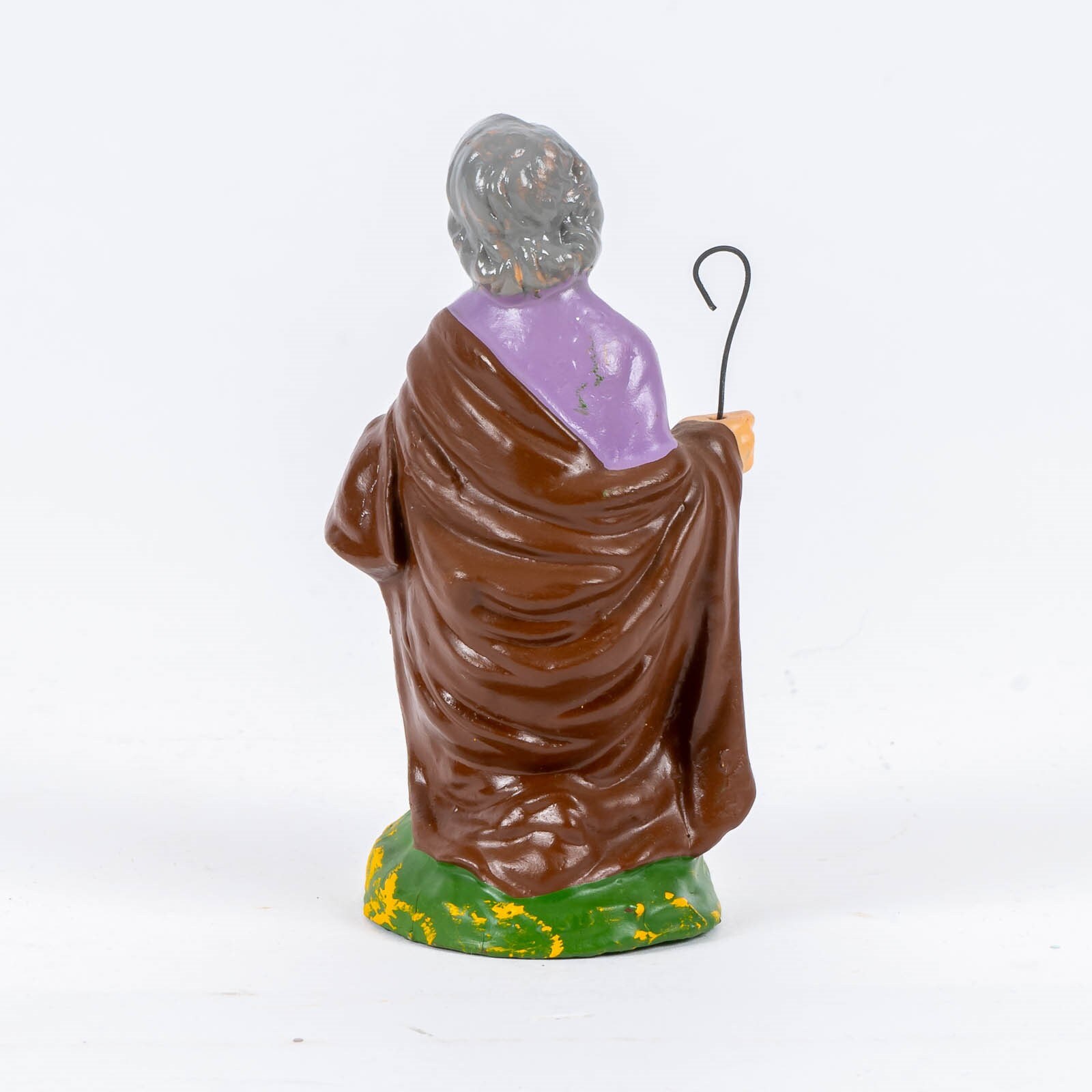 Nativity Kneeling Joseph Paper Mache Hand-painted Christmas Italy ...