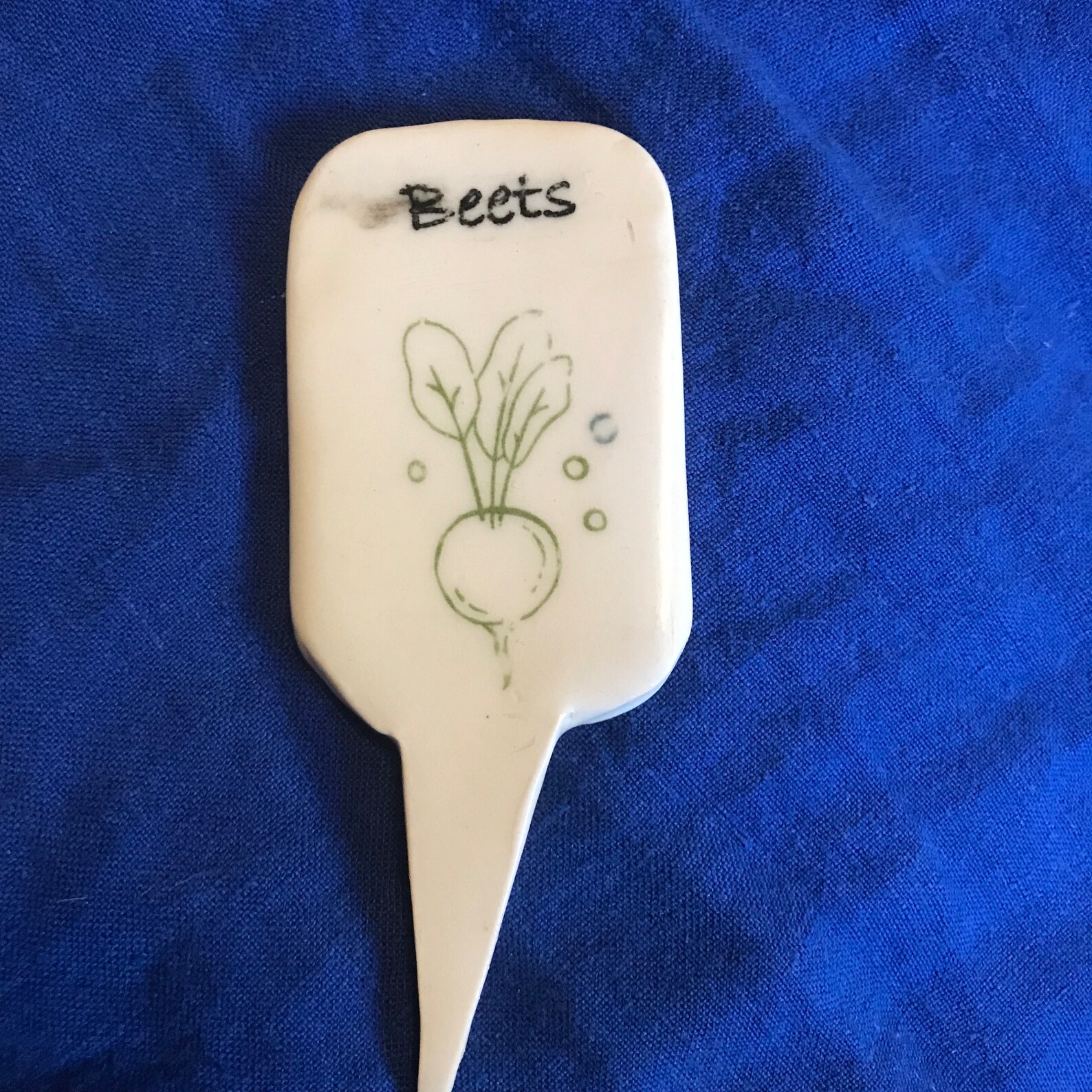 Ceramic Garden Markers - Veggies - Etsy