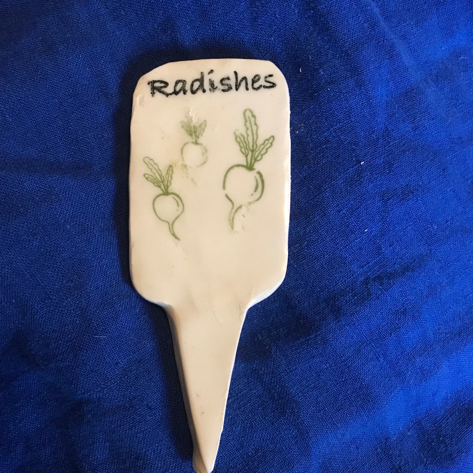 Ceramic Garden Markers - Veggies - Etsy