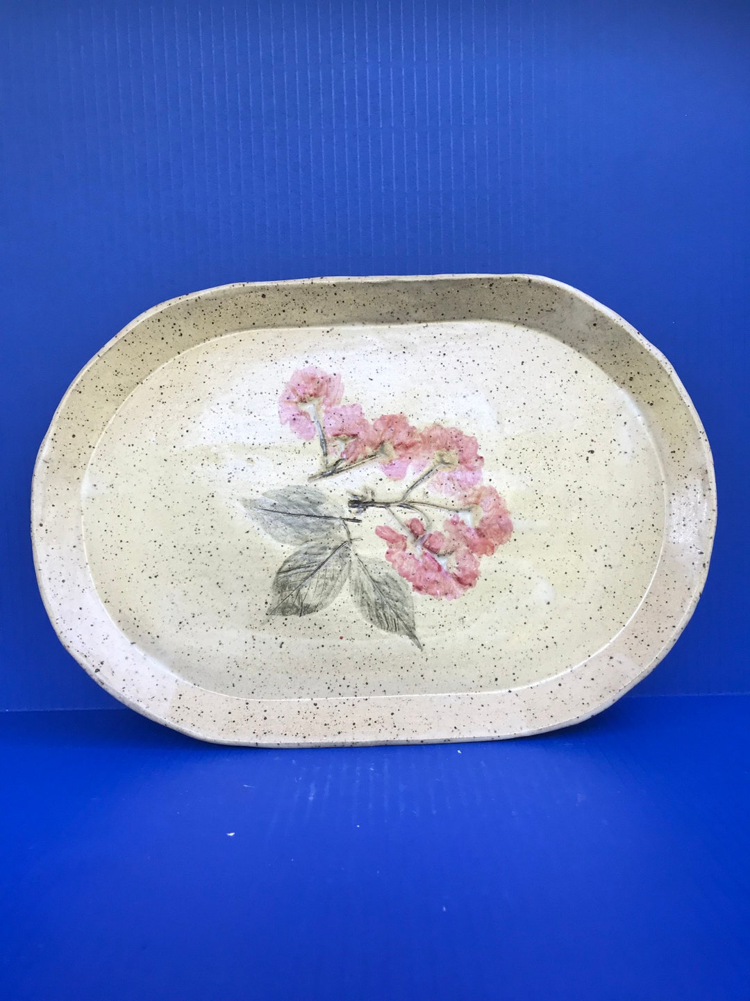 Ceramic Cherry Blossom Platter - Etsy