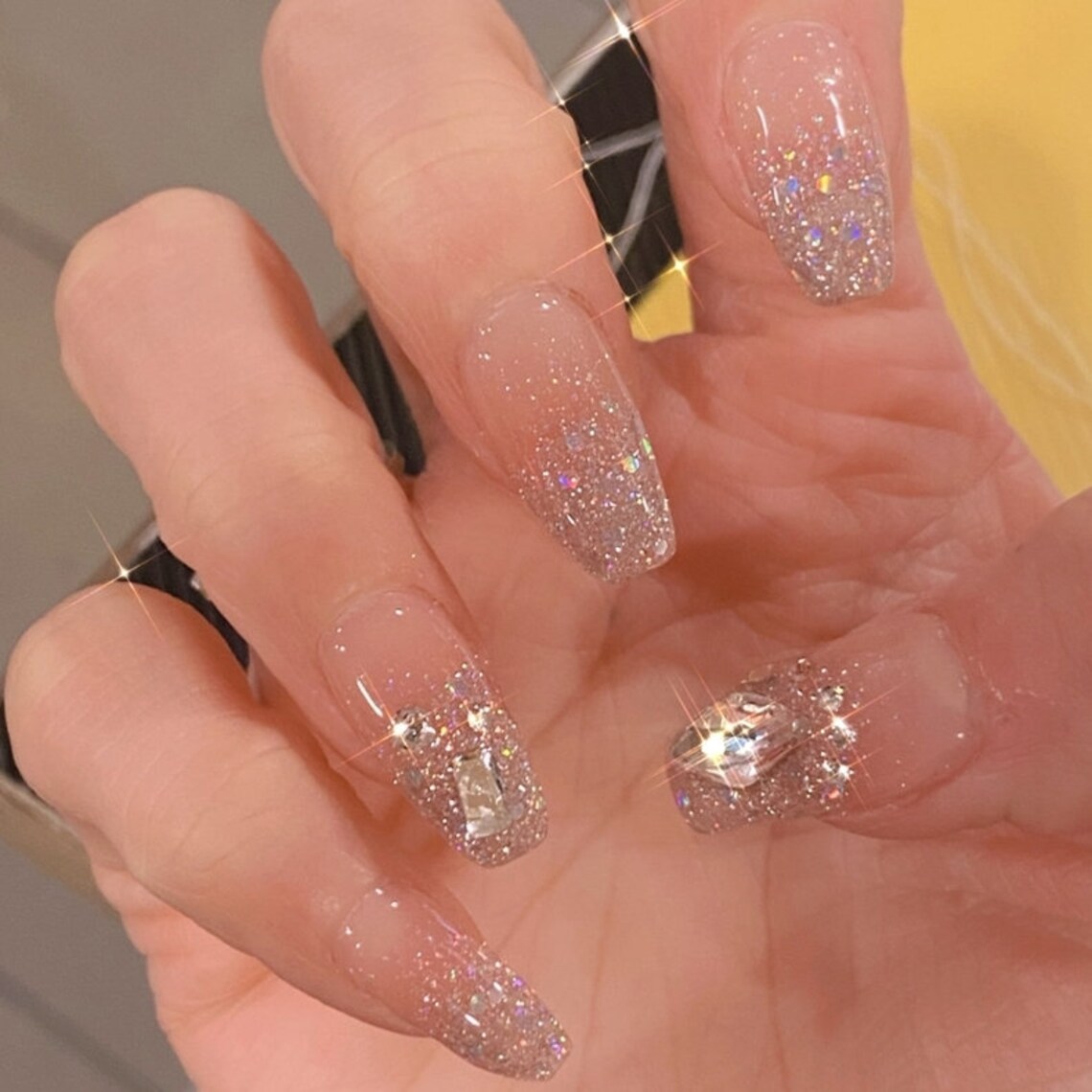 Hand Painted Nails Handmade Nails Designer Nails Art Press - Etsy