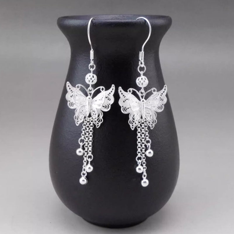 Fine Silver Earrings - Etsy