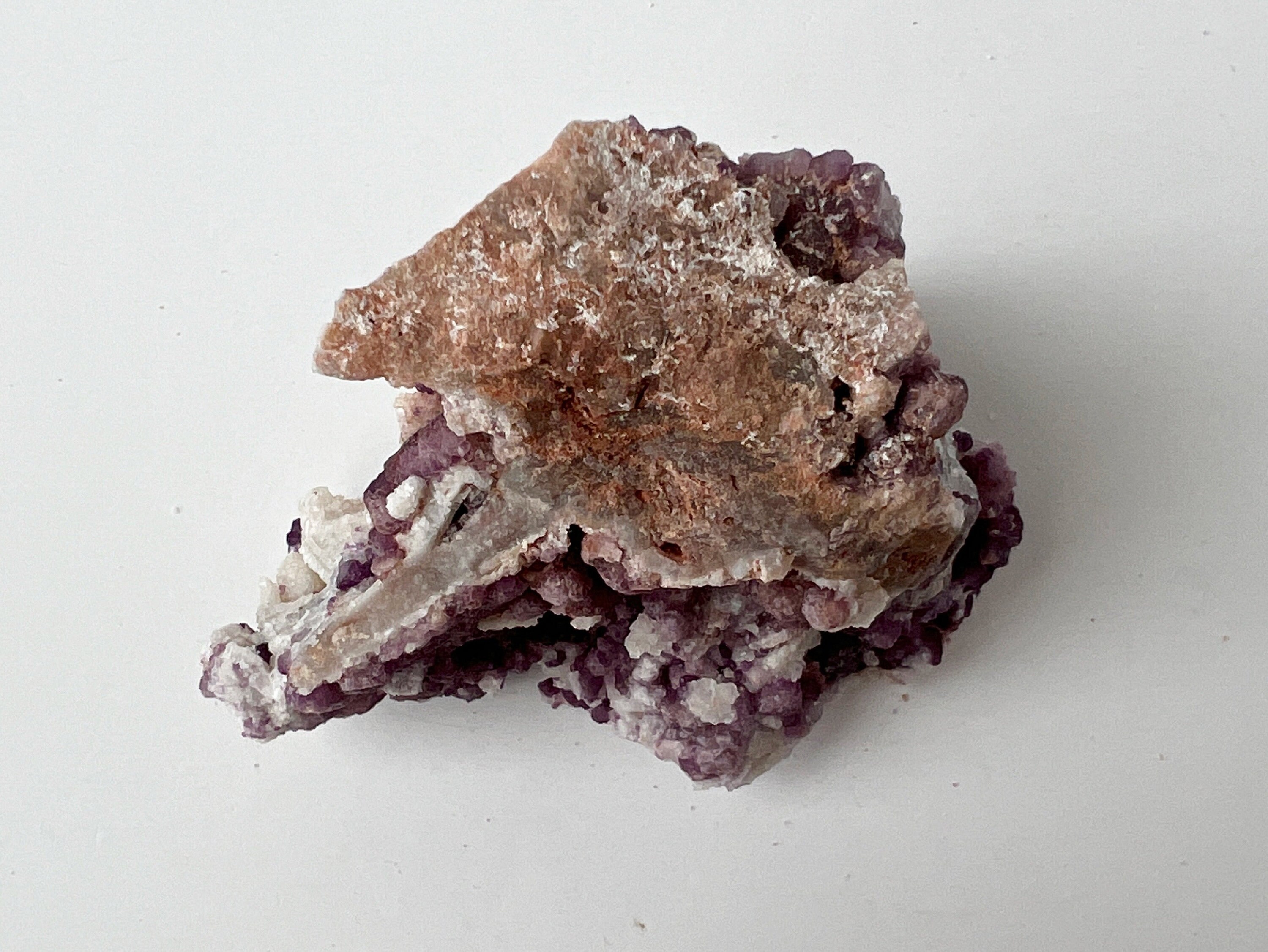 Tombstone Fluorite With Epimorph Quartz Specimen From - Etsy