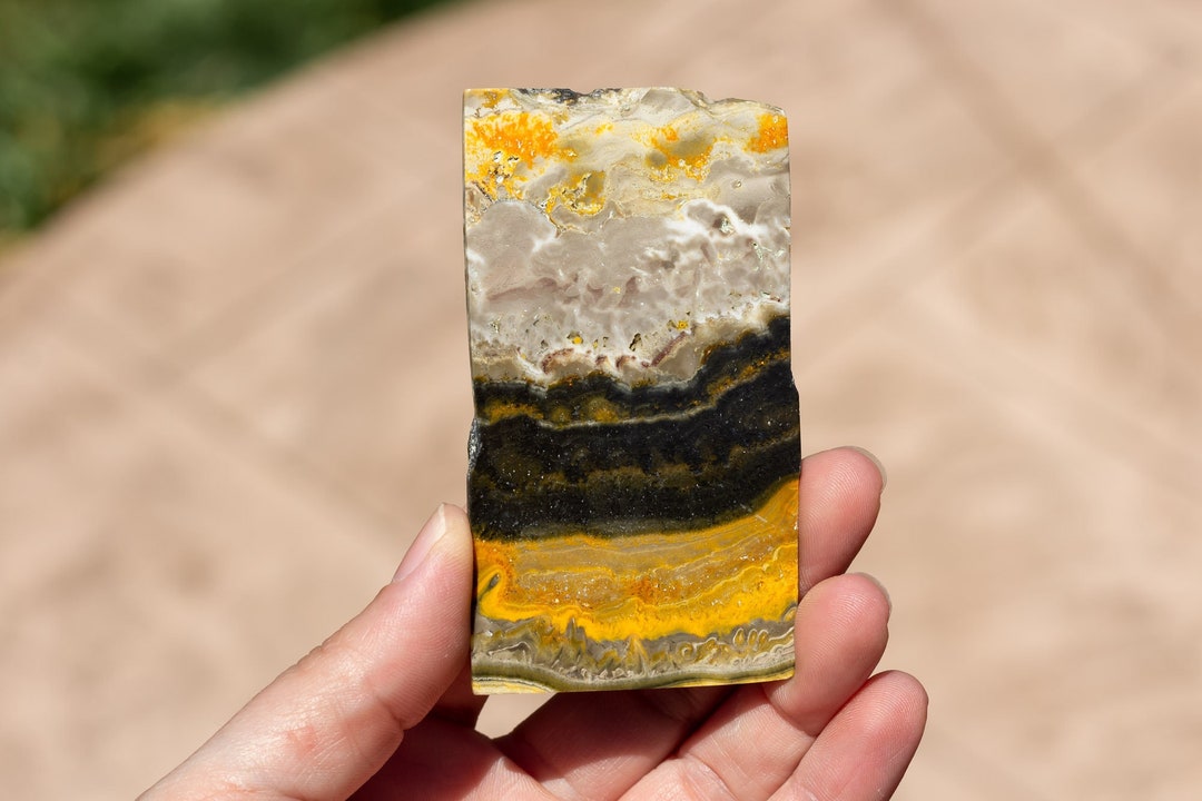 High Quality Bumblebee Jasper Slabs Bumblebee Jasper Slices - Etsy