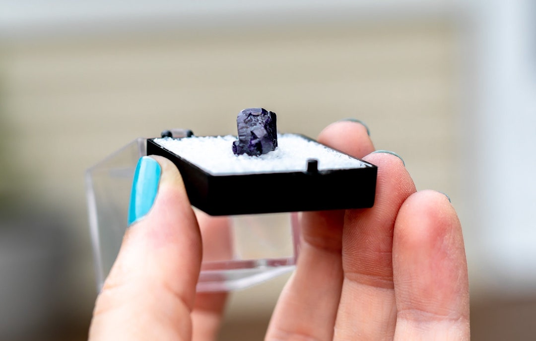 Azurite Specimens in Perky Boxes | High Quality Azurite in Perky Box ...